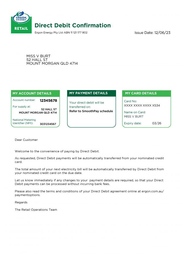 Letters and Notices - Ergon Energy